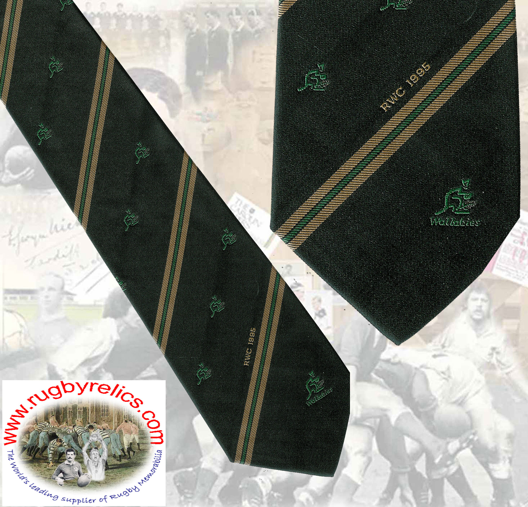 RUGBY TIES from around the world
