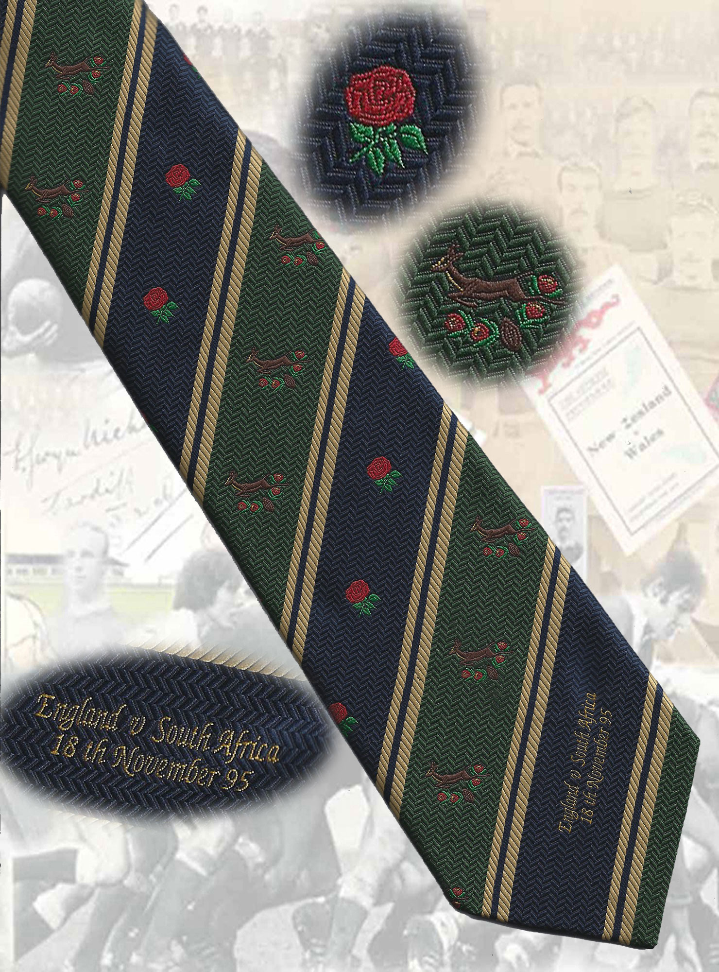 RUGBY TIES from around the world