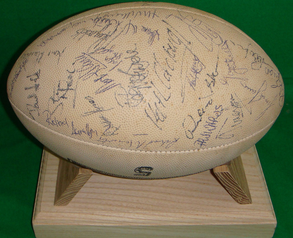SIGNED AUTOGRAPHED RUGBY BALLS