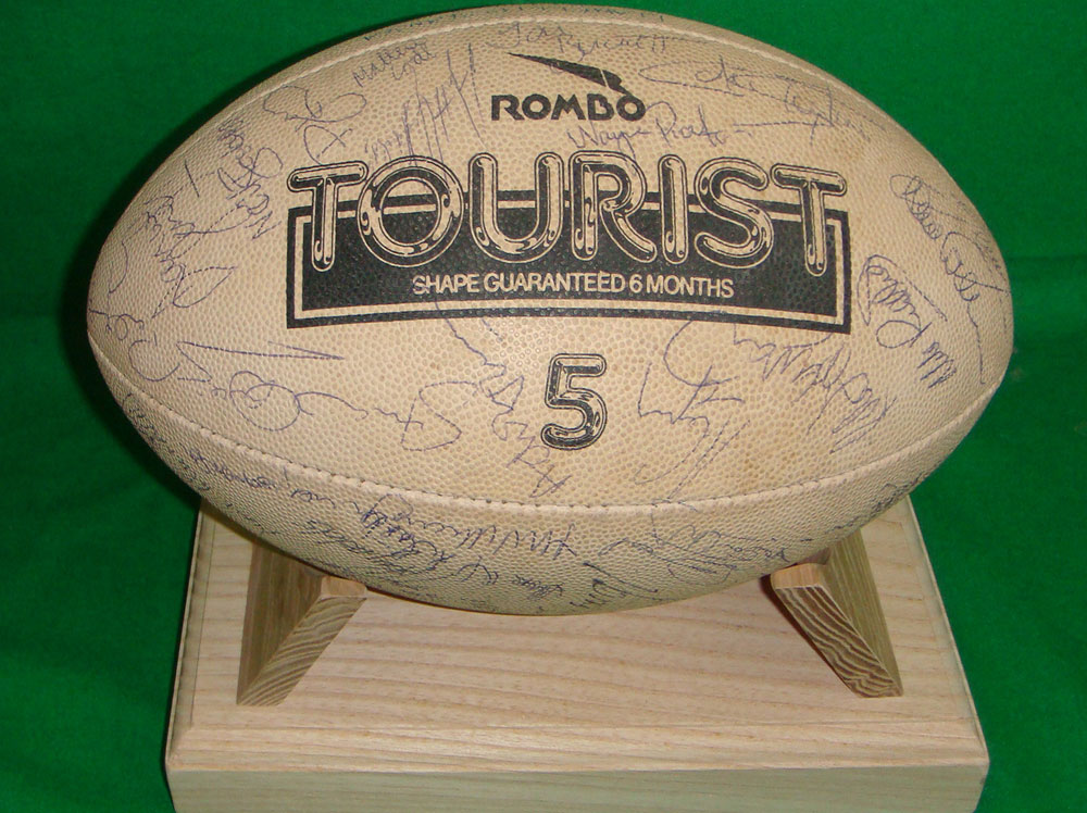 SIGNED AUTOGRAPHED RUGBY BALLS