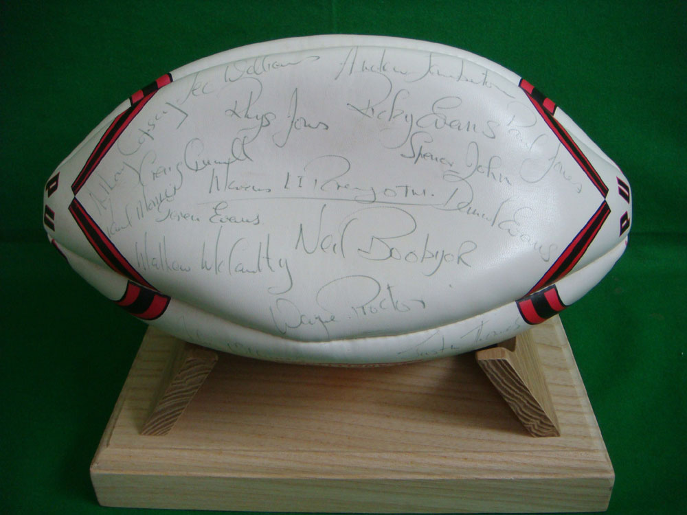 SIGNED AUTOGRAPHED RUGBY BALLS